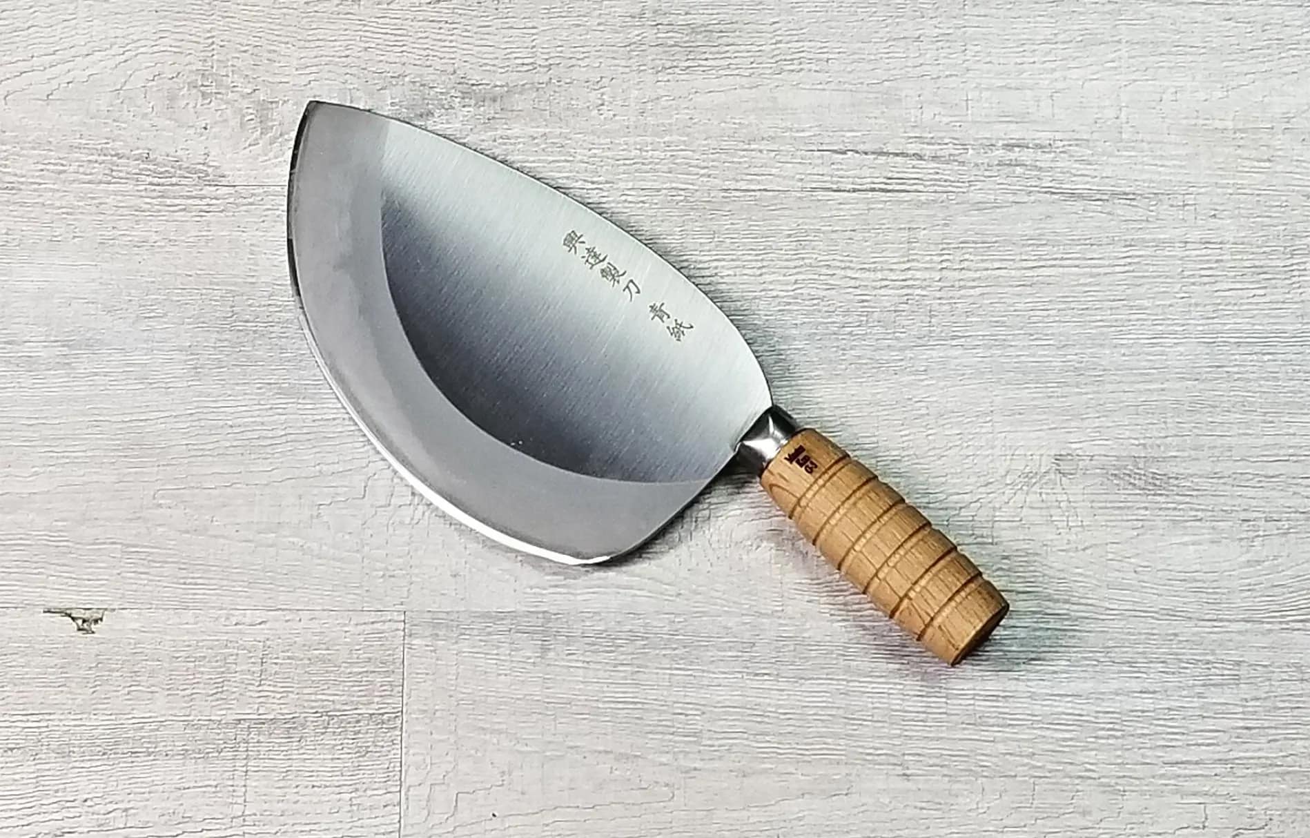 Master Kuo G5 Large Butchering Cleaver - Taiwan Tuna Knife - Jende ...