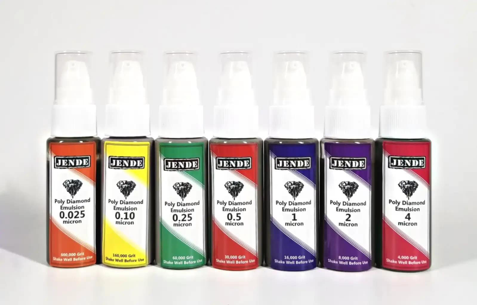 Jende Poly Diamond Knife Stropping Emulsion All Grits Kit - 25ml ...