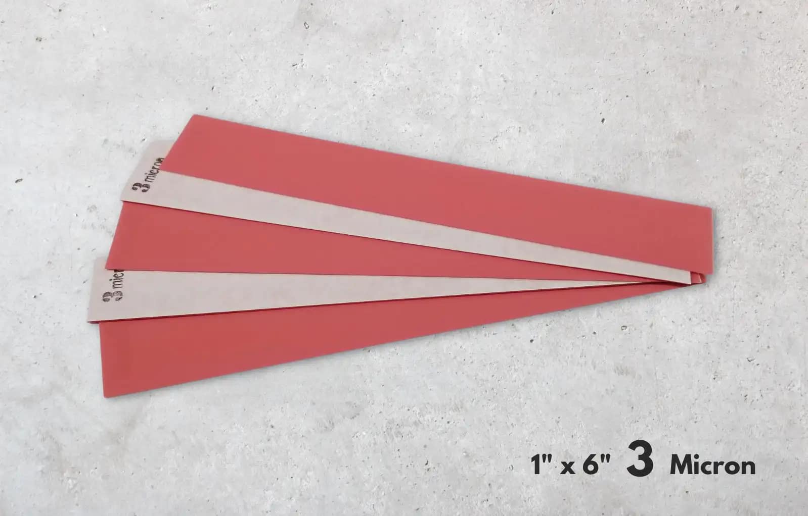 1x6 Jende Diamond Lapping Film Set of 5 Pieces - Jende Industries Australia