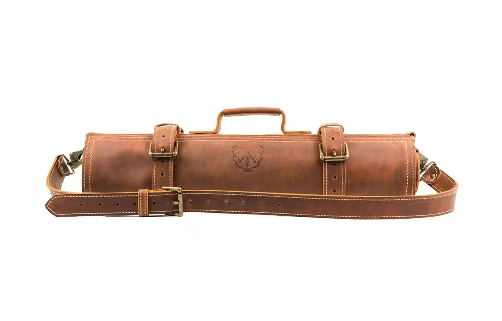 Jende Custom Leather Chef Knife Bag Roll - Jende Industries Australia