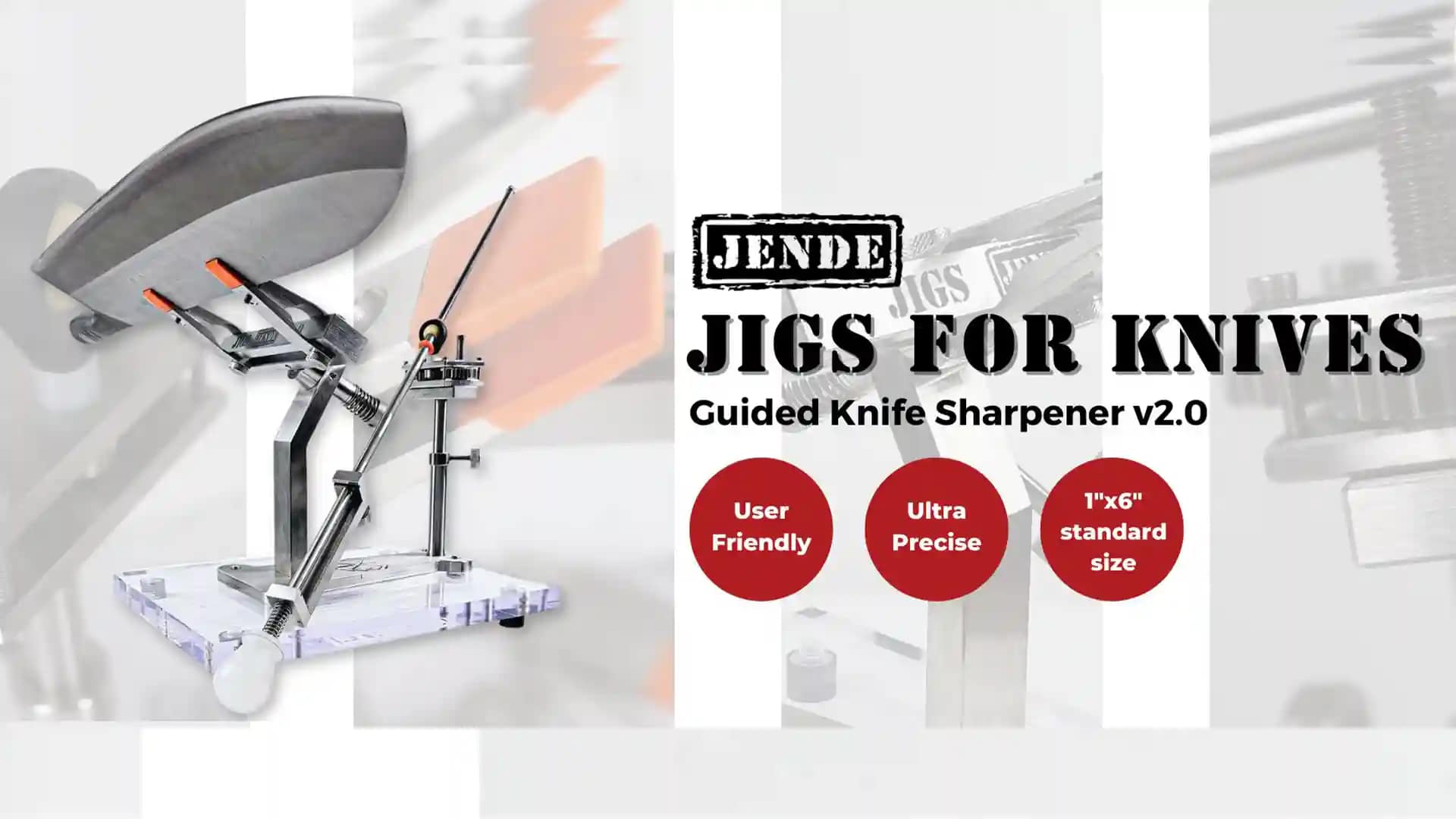 Jende Industries Guided Sharpener (JIGS 2.0) - Jende Industries Australia