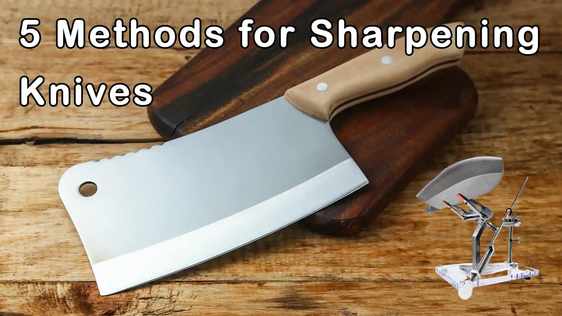 5 methods for sharpening knives - Jende Industries Australia