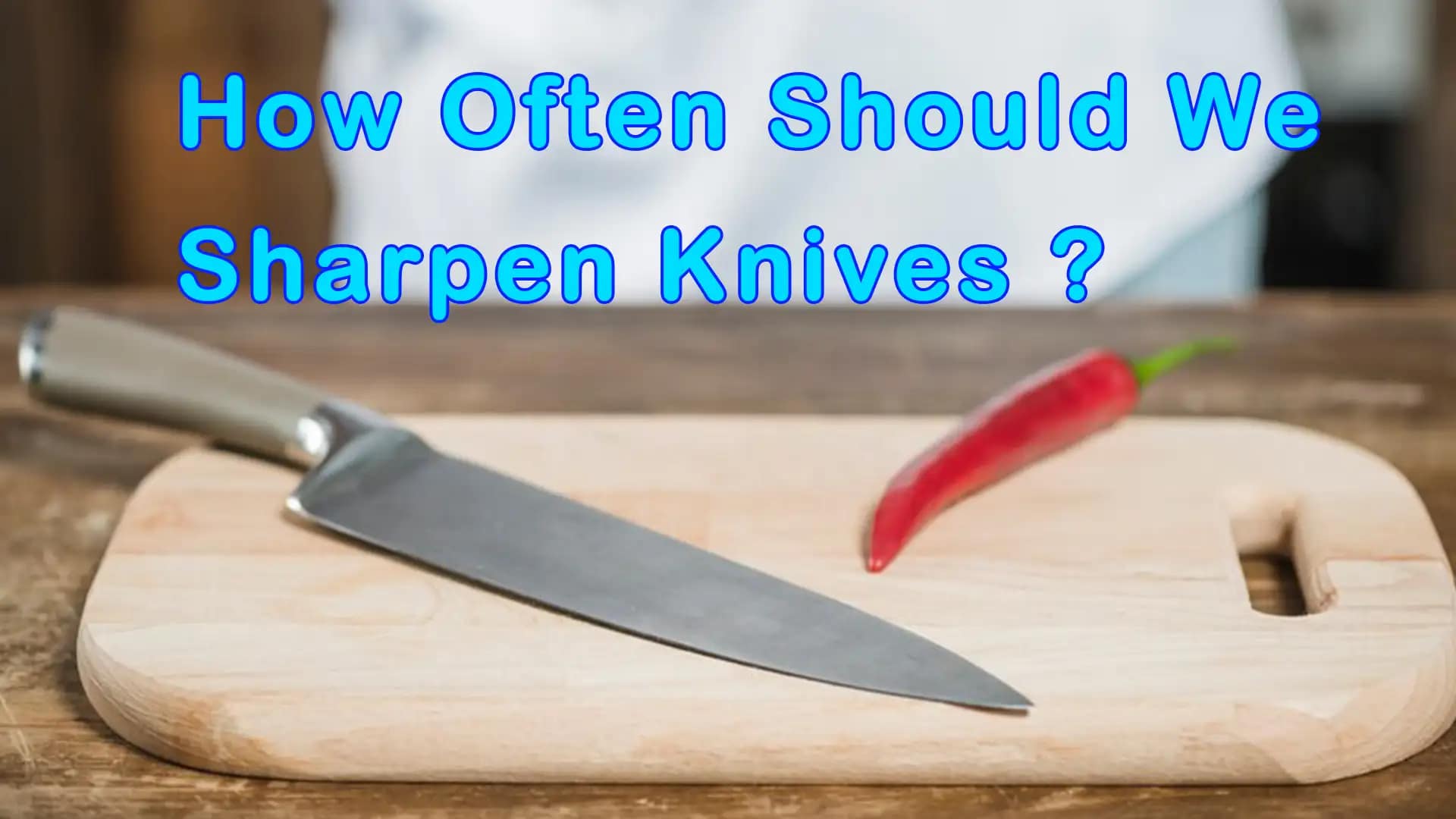 How often should we sharpen knives? - Jende Industries Australia