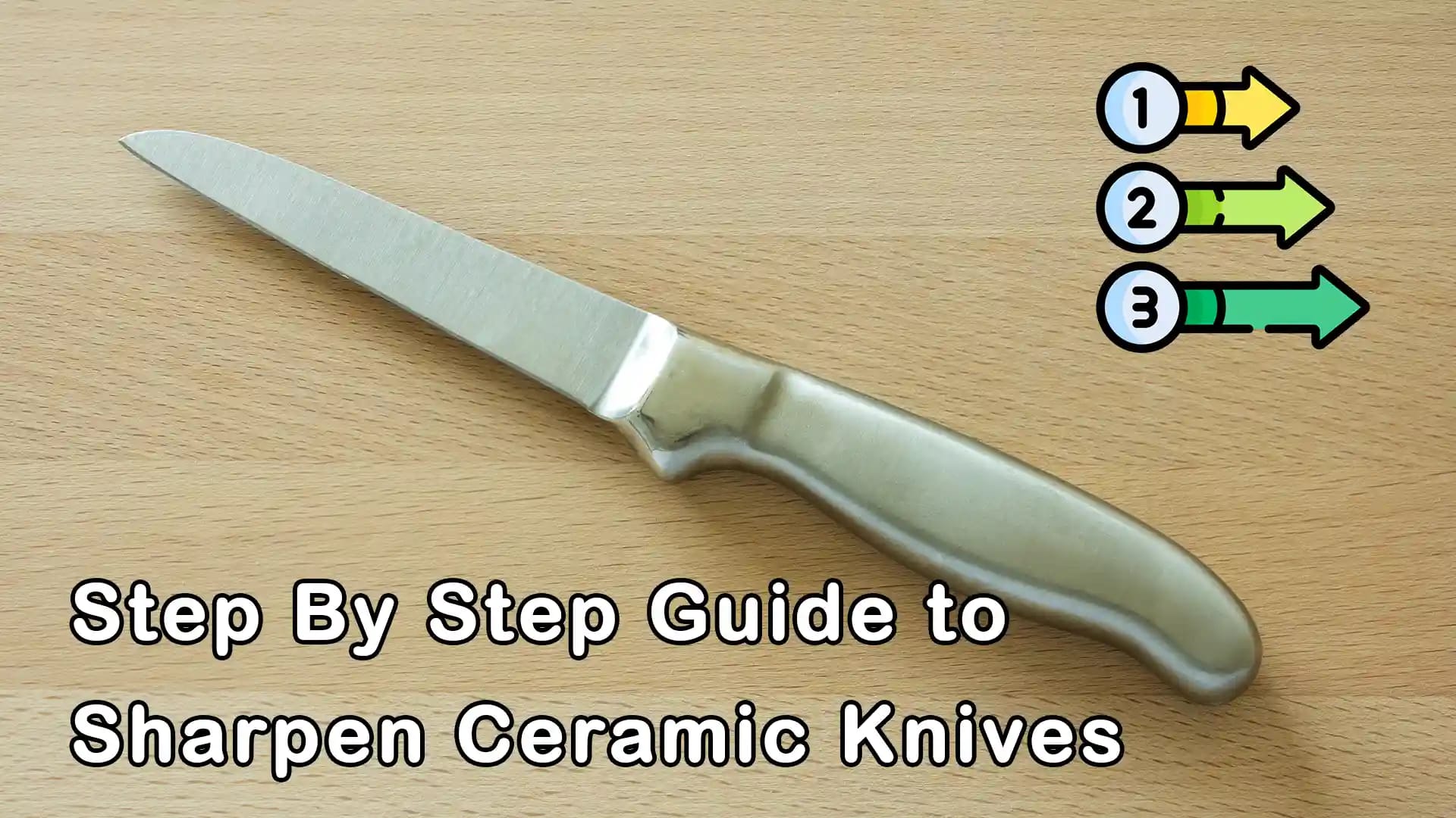 Step by Step Guide to Sharpen Ceramic Knives - Jende Industries Australia